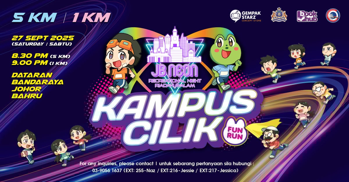 KAMPUS CILIK FUN RUN X JB NEON 2025,JB, JOHOR